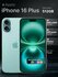 Смартфон Apple iPhone 16 Plus, 512GB, Teal, 6.7" дисплей, 8 ГБ ОЗ...