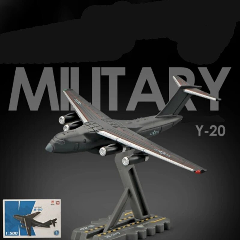 Статичная модель самолета HYINUO Y-20 из сплава 1:500
