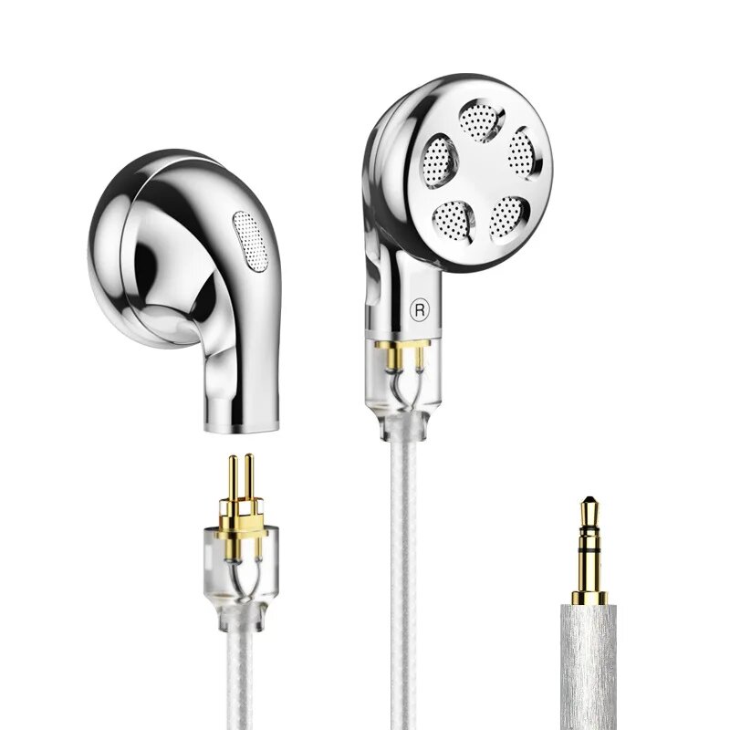 TRN Seahorse PRO Silver 3.5MM проводные наушники