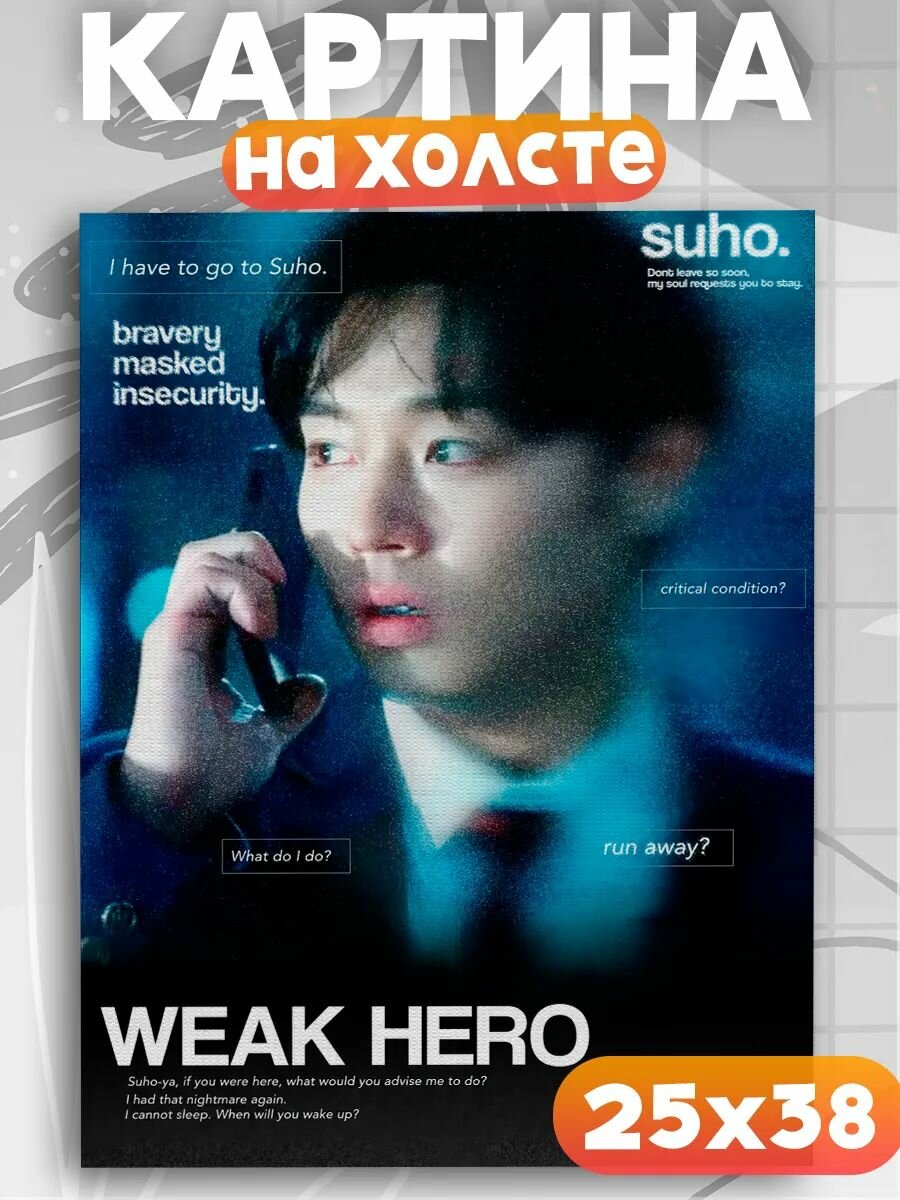 Картина на стену Слабый Герой дорама