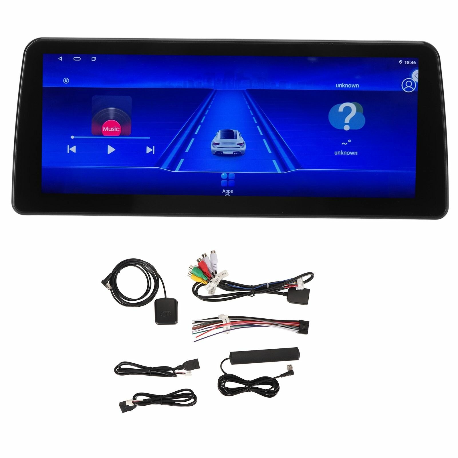 12.3" универсальный GPS навигатор с CarPlay, поддержка 360 панорамы (HD экран)