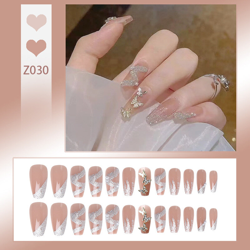 Net celebrity hot style broken diamond glitter nail art piece Z030-бесплатный набор для дизайна ногтей