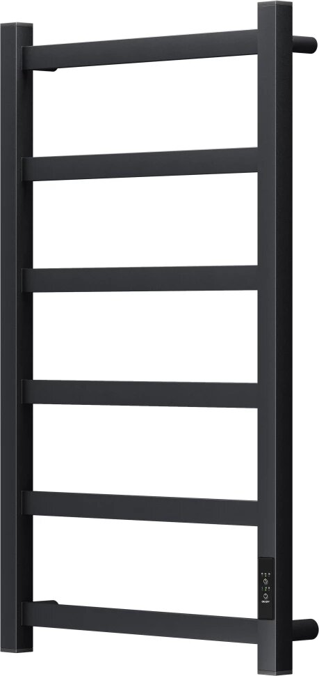 Полотенцесушитель электрический APEXTERMO Terra Light TR00384BL 800x480, диммер правый, черный матовый