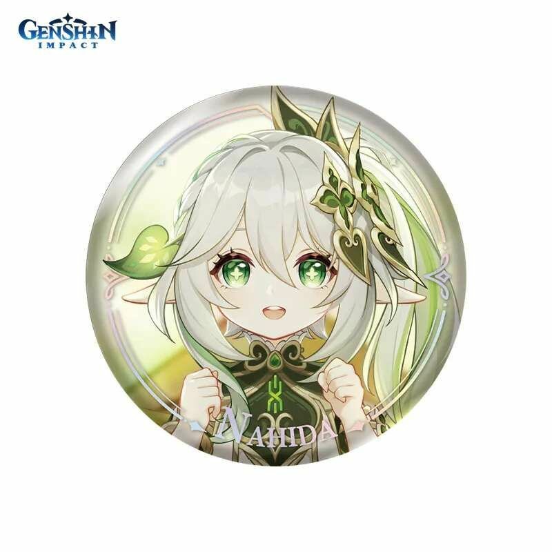 Значок Character PV Series Nahida 6942421101734 металл диаметр 5,8 см