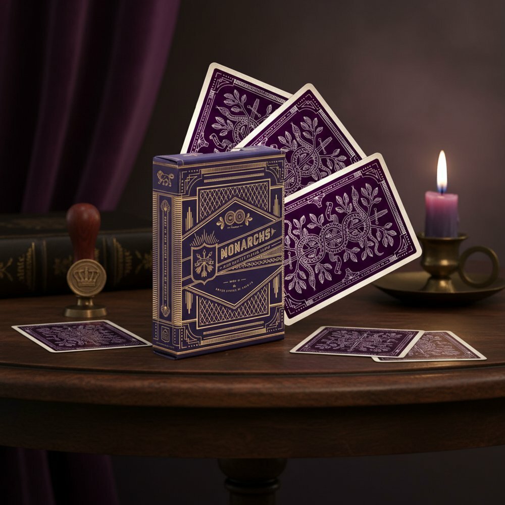 Карты игральные "Theory11 Purple Monarchs" 61986 Theory11, Америка