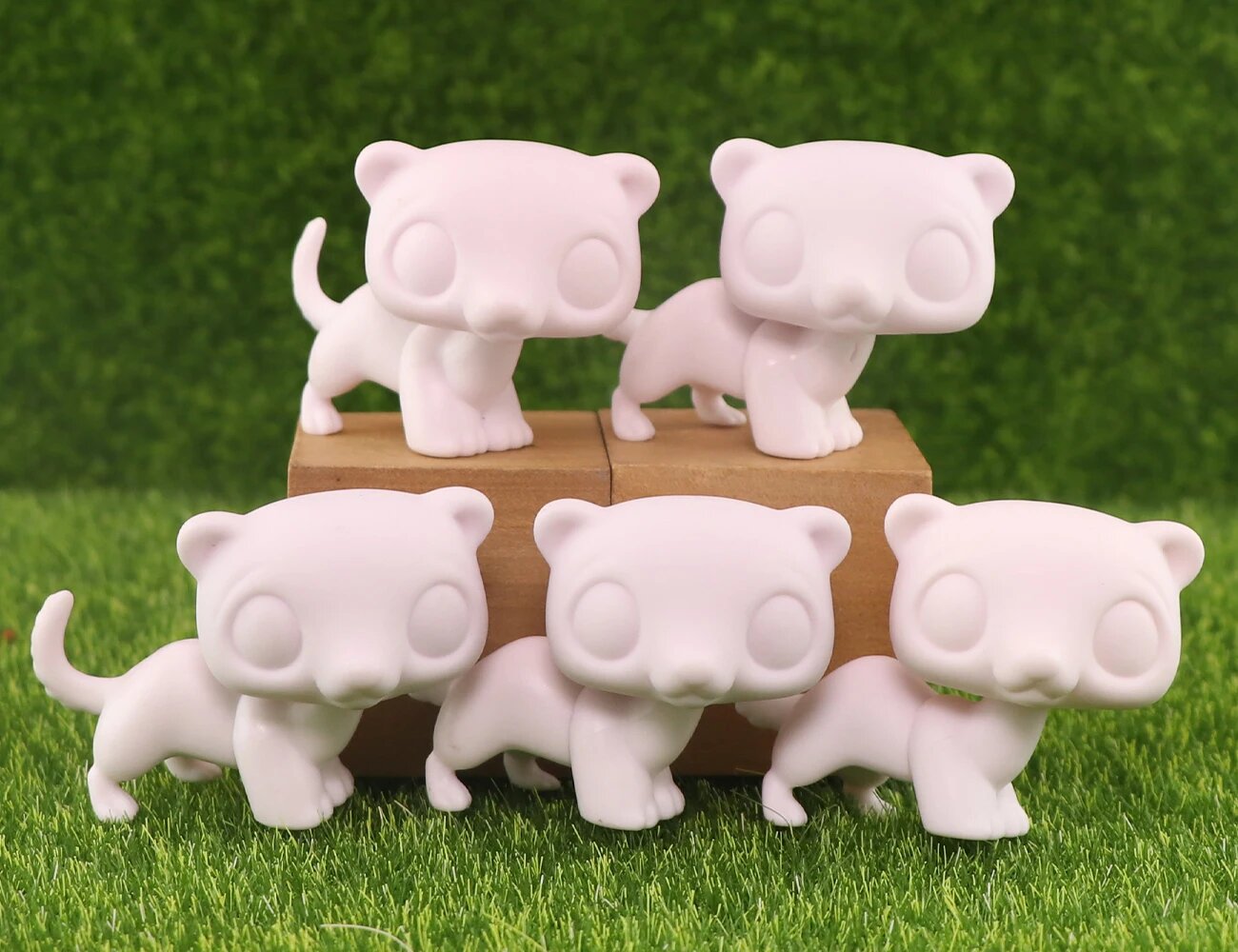 5 шт. виниловых мини-фигурок Minilpsshop для сборки: кошка, сидящая кошка, хорьок для LPS