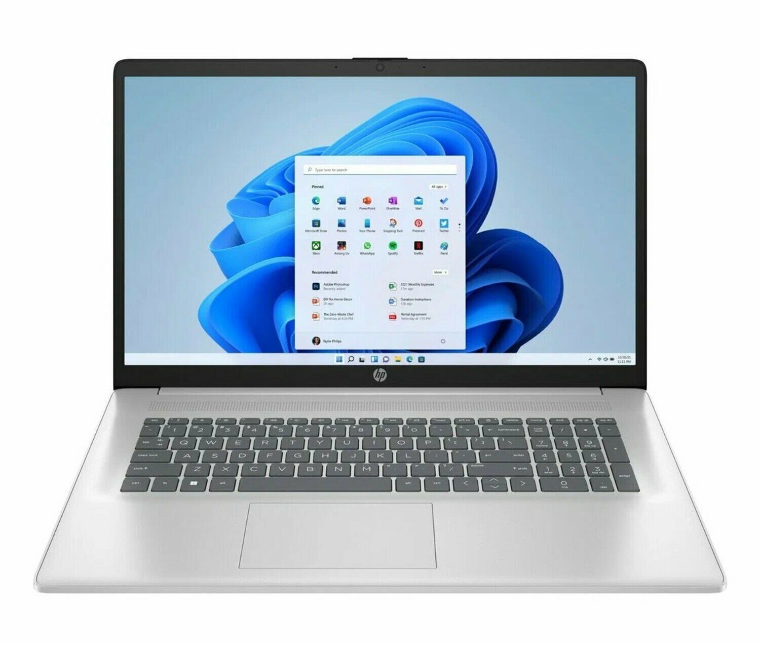 Ноутбук HP 17-cn3083st Laptop 17.3" FHD IPS LED/8ГБ/512ГБ SSD/Intel Core i3-N305/Windows 11 Home