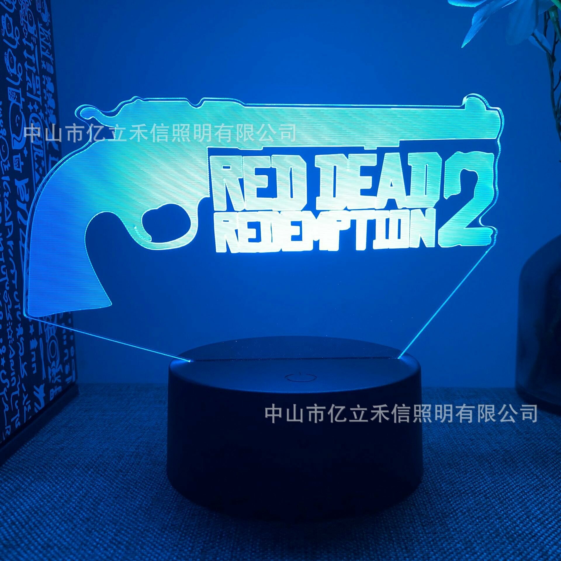 3D ночник Brawl Stars с USB, три цвета белого теплого света, подходит для сна