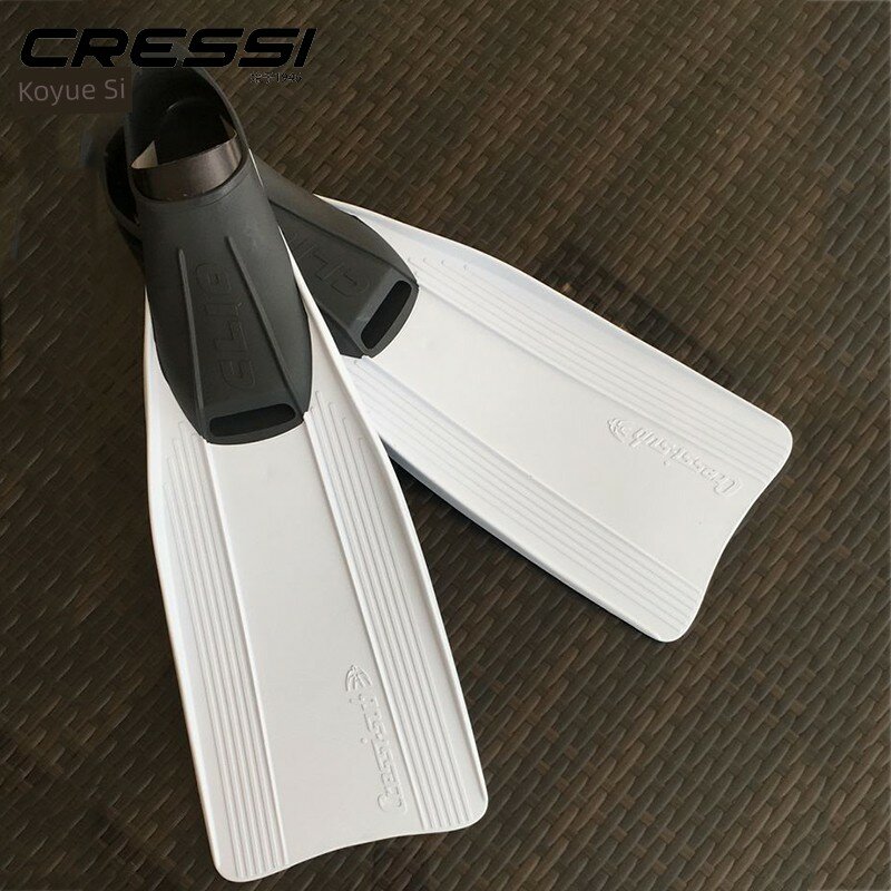 CRESSI CLIO Дайвинг-ласты для взрослых - Белые, размер 39/40, длина 10,5 см для снорклинга и дайвинга