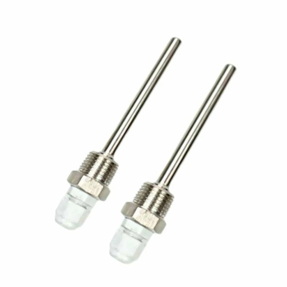 2 шт. Погружные гильзы для датчиков температуры 1/2" резьба, - 100mm