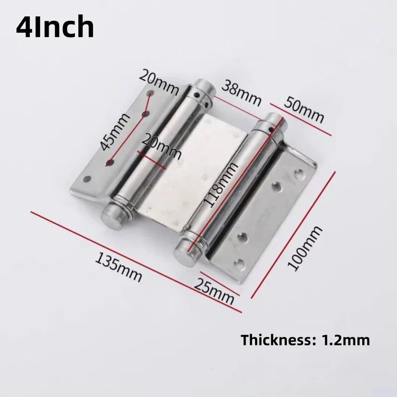 Двусторонний шарнир 4Inch из нержавеющей стали, 1шт