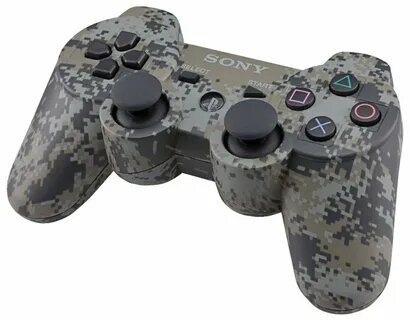 Уценка Геймпад беспроводной Sony DualShock 3 для PS3 хаки тактический камуфляж minecraft оригинал