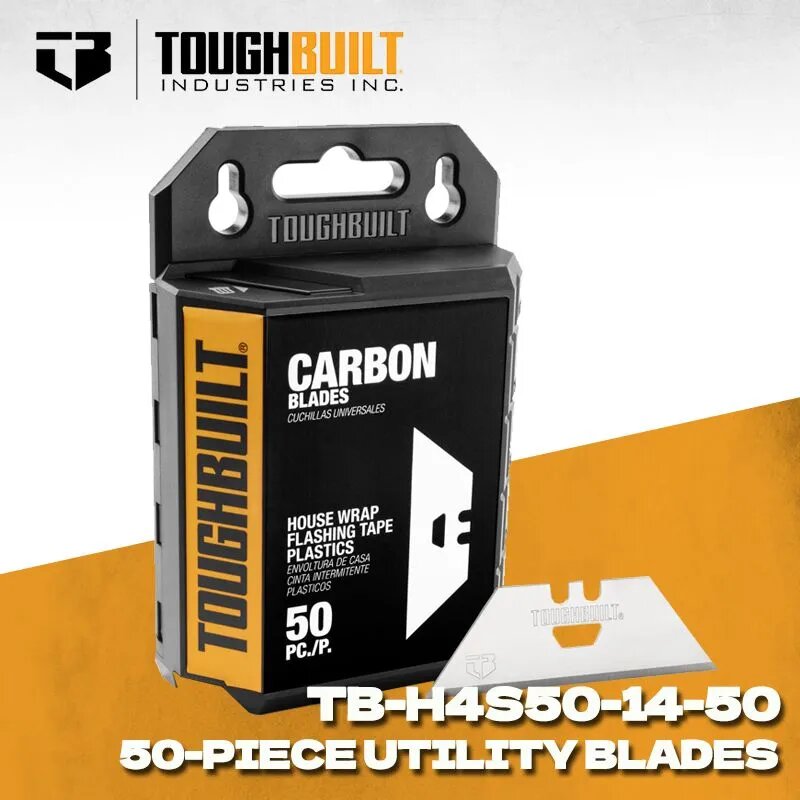 TOUGHBUILT TB-H4S50-14-50 Сменные лезвия для картонных коробок 50 шт