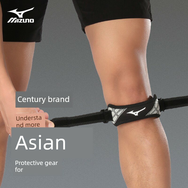 Пояс для защиты коленной чашечки Mizuno, спортивный, для мужчин и женщин, при травмах мениска, для бега, баскетбола,