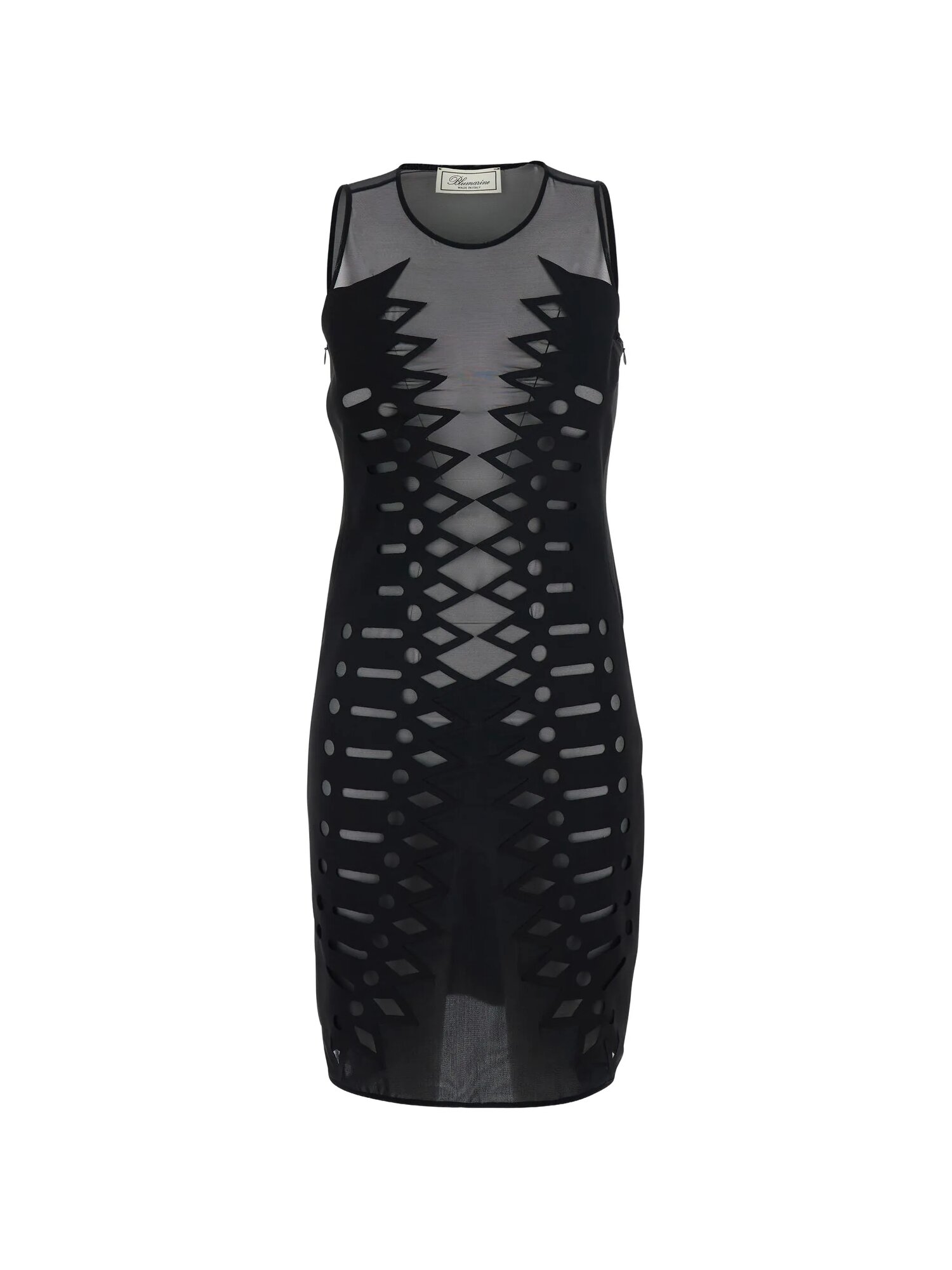 Платье Embroidered scuba dress