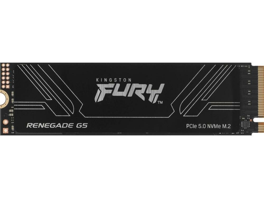 Твердотельный накопитель/ Kingston SSD Fury Renegade, 1024GB, M.2(22x80mm), NVMe, PCIe 5.0 x4, 3D TLC, R/W 14200/11000MB/s, IOPs 2 200 000/2 150 000,