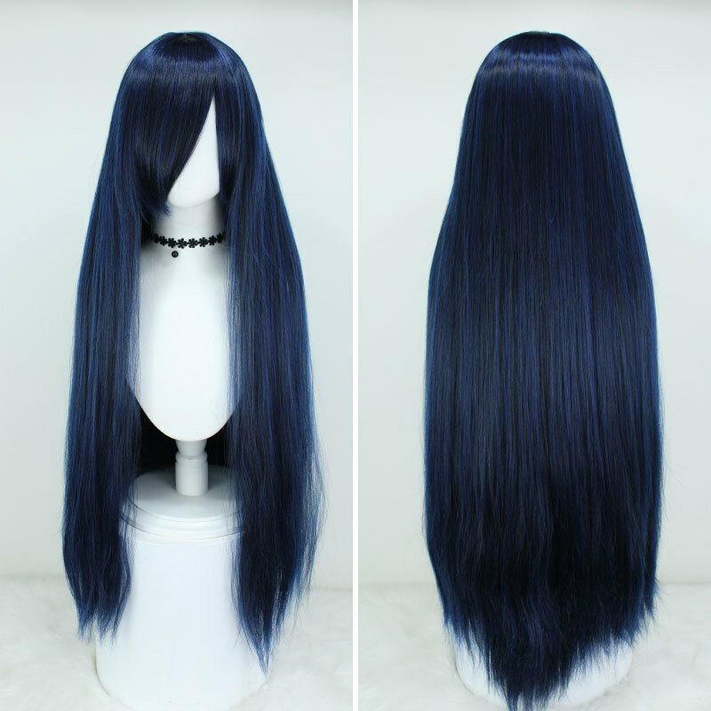 Парик для косплея аниме длинный прямой 100 см пушистый cosplay wig универсальный образ
