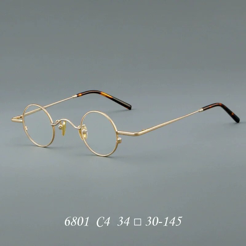 Круглые очки Gold 6801 C4 34 30-145