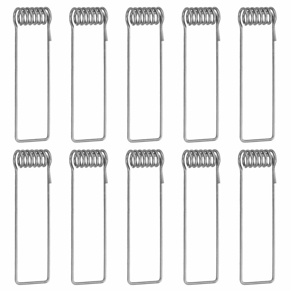 Пружинные клипсы для точечного светильника из нержавеющей стали, набор 10 шт, для установки потолочного освещения