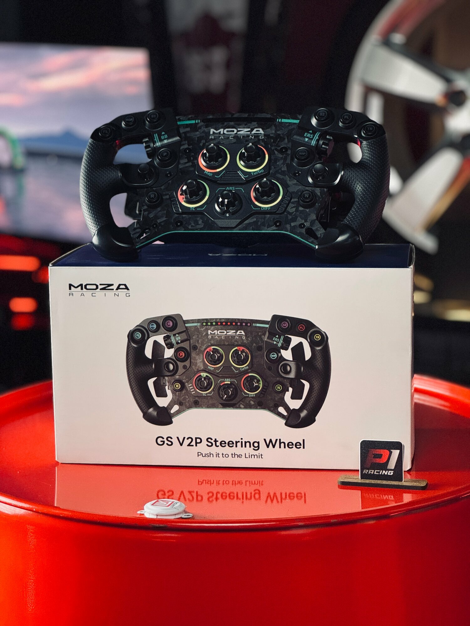 Штурвал Moza GS V2P, для ПК, программируемые клавиши, для баз Moza — фото 1