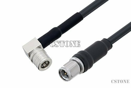 QMA штыревой угловой к SMA штыревой кабель используя LMR-195 коаксиальный