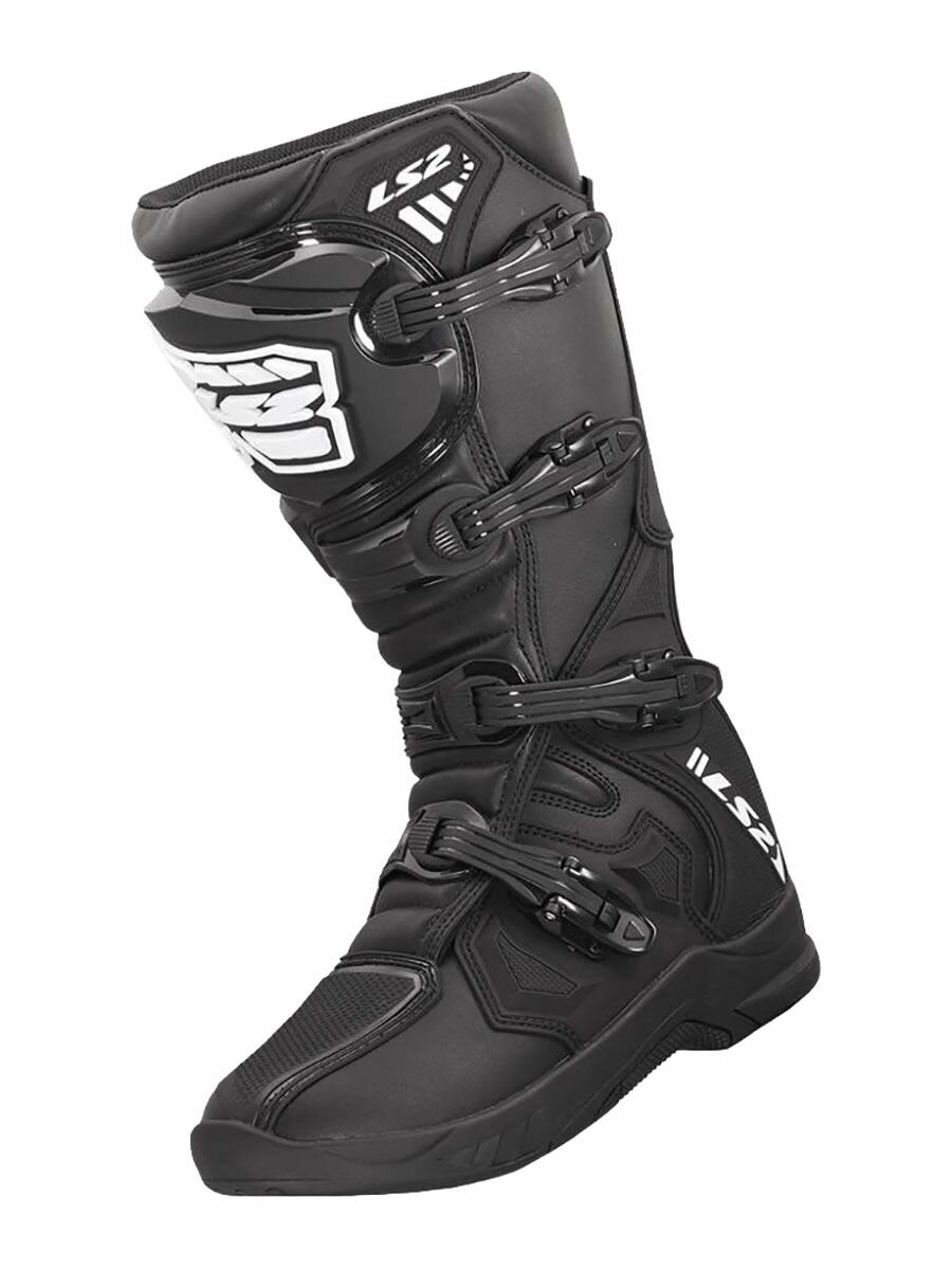 Мужские мотоботы LS2 Raptor Black 43