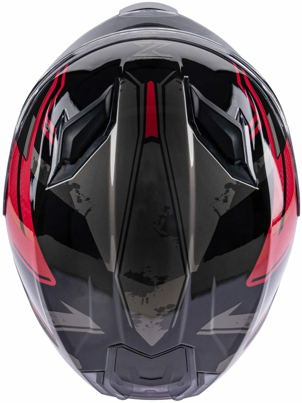 DECATHLON шлем защитный SKF SPEC-X SX-82.03/R1 Stinger, красный/черный/серый, размер L/59 см