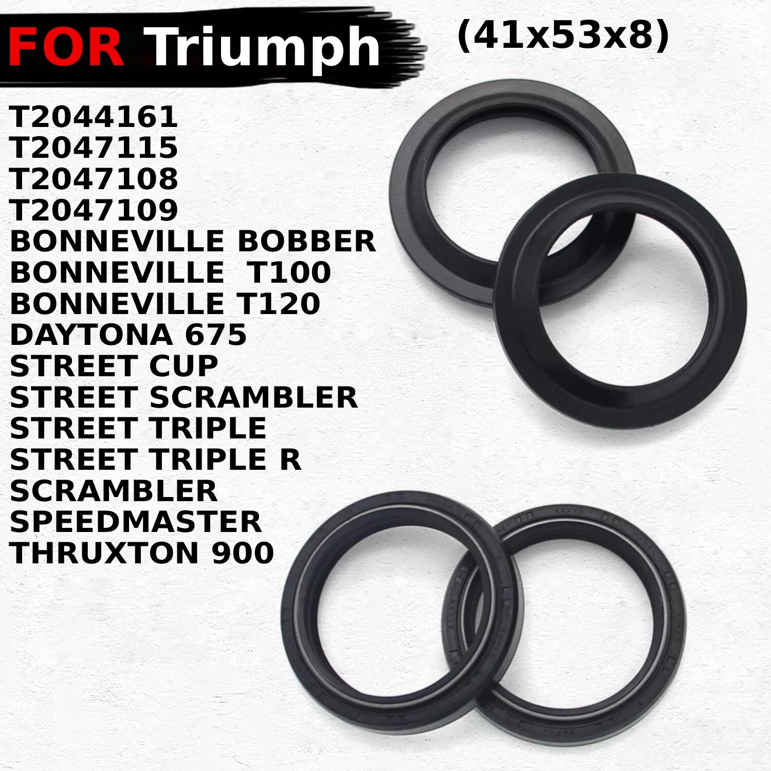 Мотоциклетная Демпферная масляная фотопленка для Triumph T2044161 T2047115 thruton T2047109 BONNEVILLE DAYTONA STREET TRIPLE SCRAMBLER