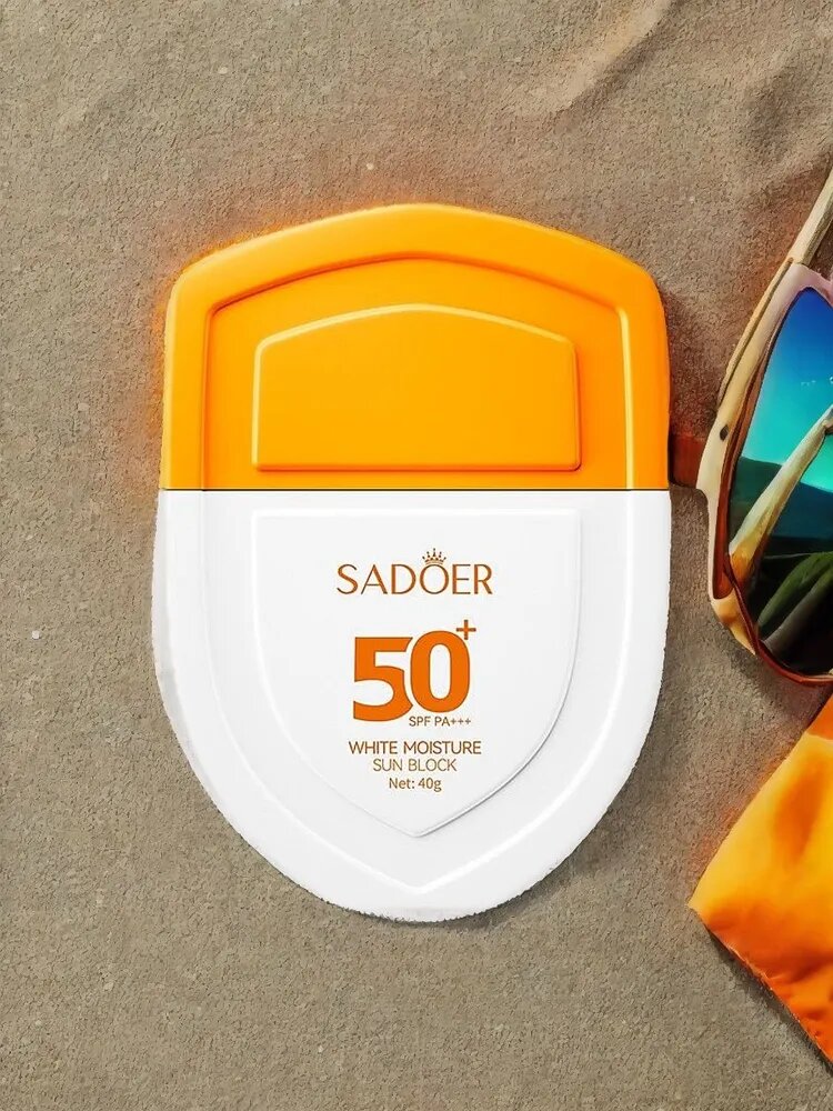Солнцезащитный крем Sadoer White Moisture Sun Block SPF 50+ PA++++, 40 г