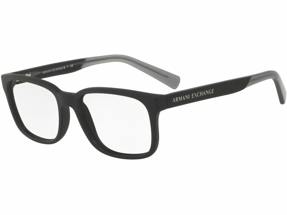 Оправа ARMANI EXCHANGE 0AX3029 8182, тип оправы ободковая, материал оправы пластик, пол мужские, форма оправы прямоугольная