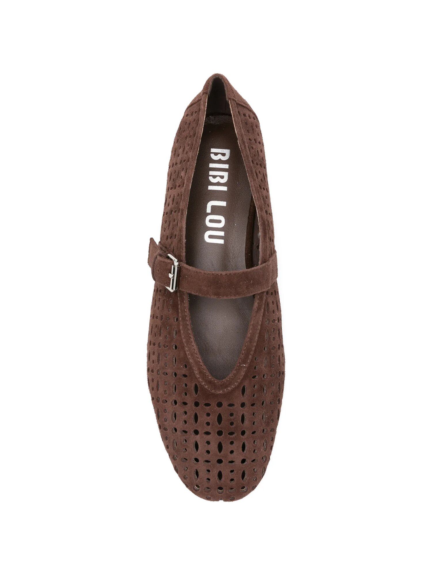 Балетки Bibi Lou Cutout buckle ballet flats, размер 37, brown — фото 1