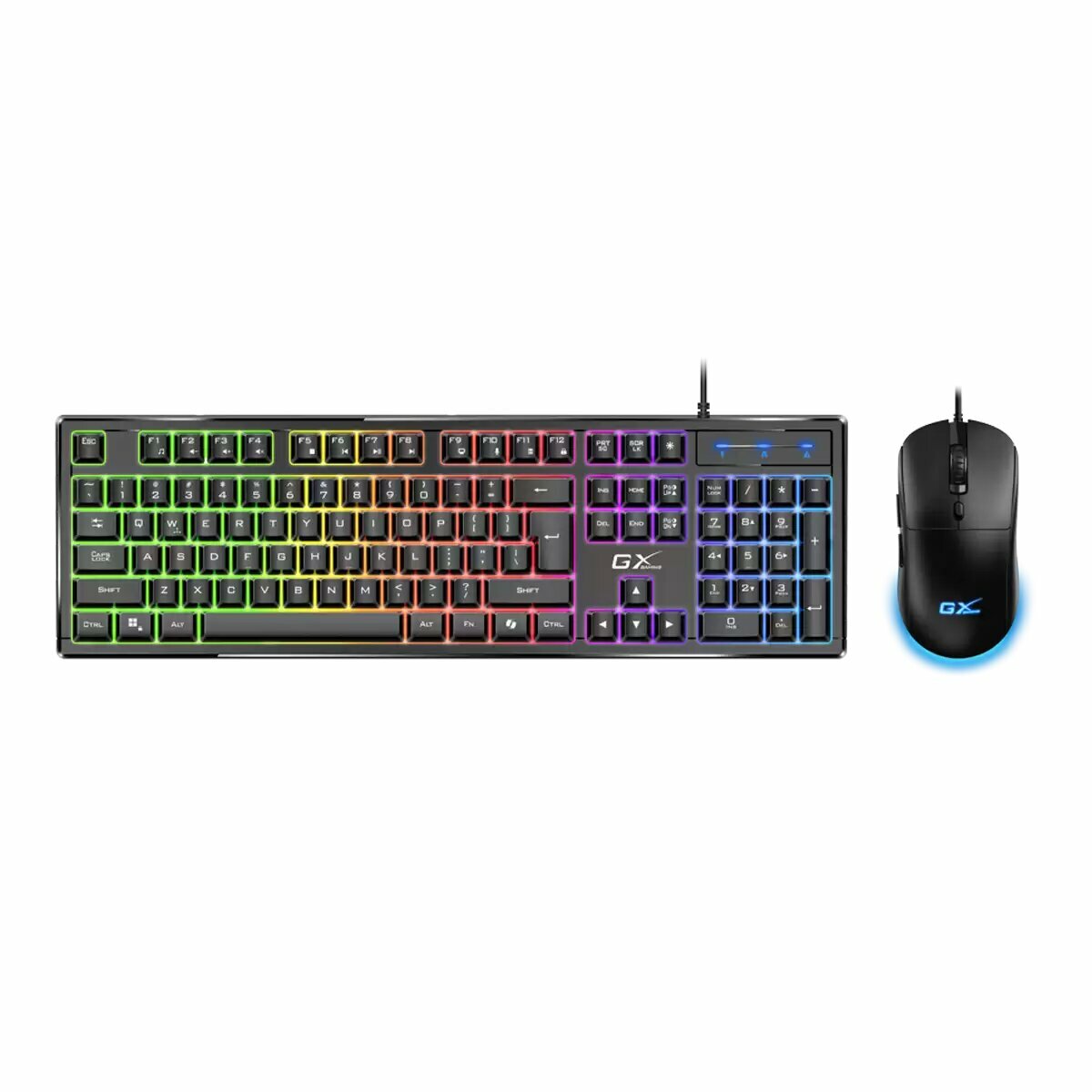 Игровой набор Genius Scorpion KM-GX6 RU, клавиатура + мышь, проводной, с подсветкой