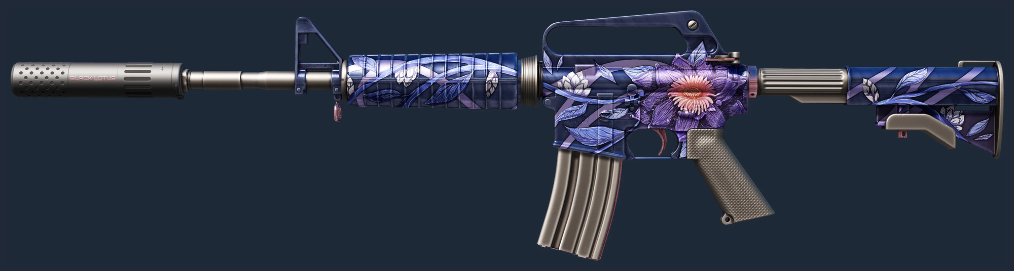 StatTrak™ M4A1-S | Чёрный лотос (Поношенное) Скины CS2 с быстрой автовыдачей steam trade