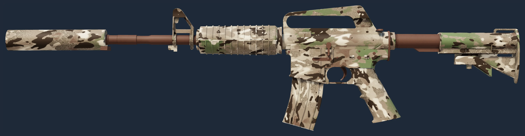 M4A1-S | Смешанный камуфляж (Прямо с завода) Скины CS2 с быстрой автовыдачей steam trade
