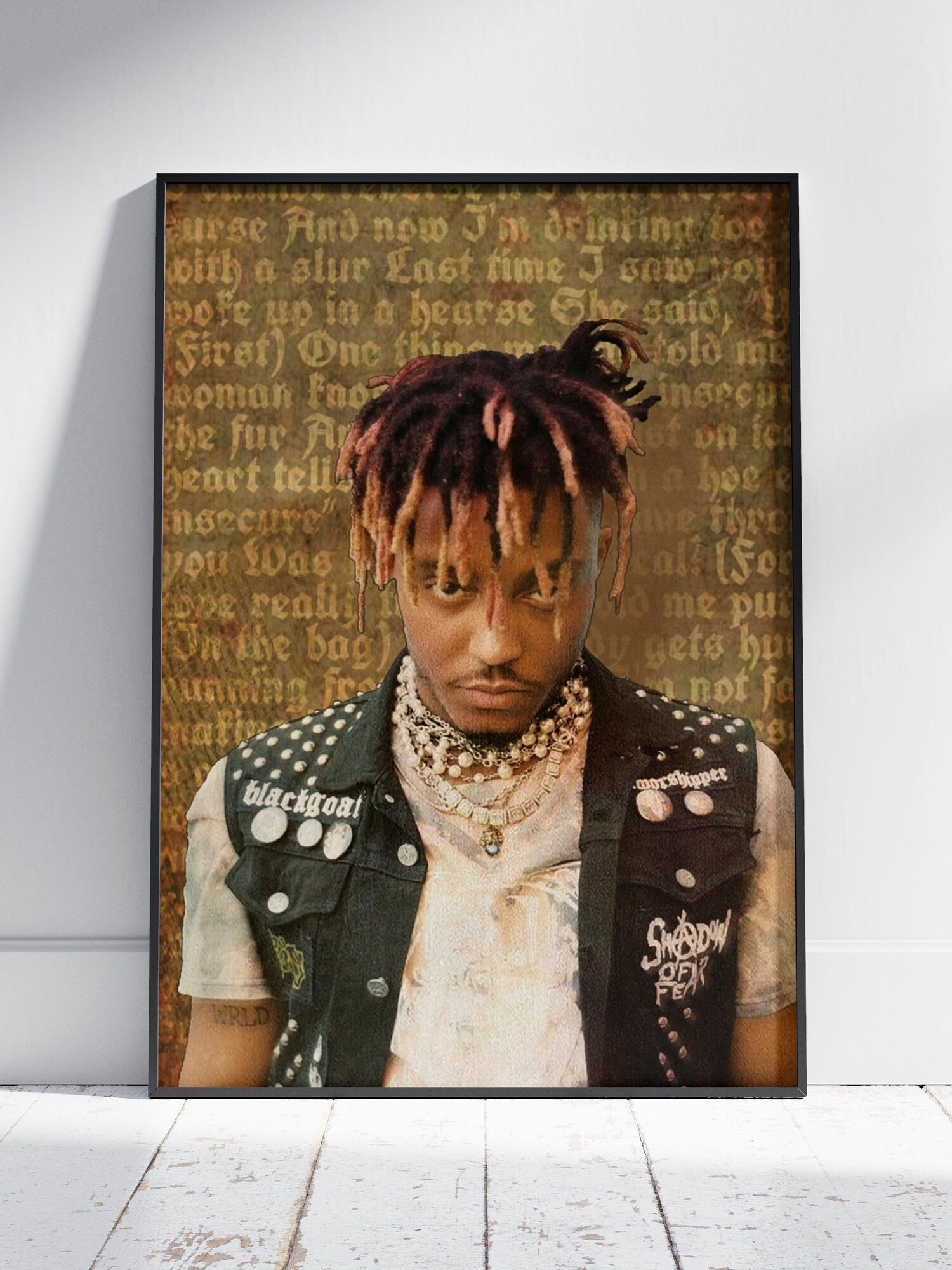 Плакат на стену для интерьера Джус Ворлд (Juice WRLD 2) - Постер по музыке и артисту формата A4 (21x30 см)