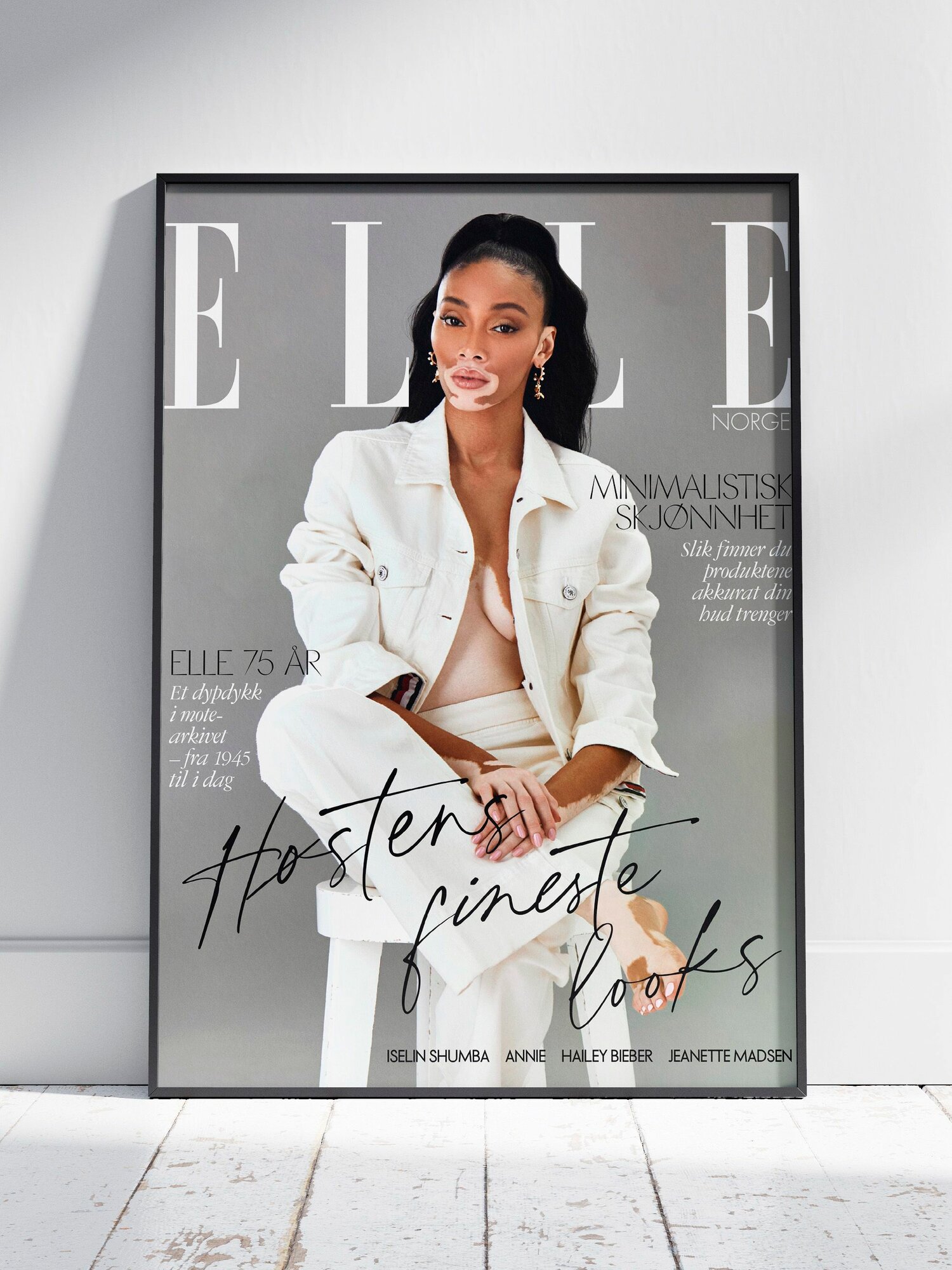 Плакат на стену для интерьера Винни Харлоу (Winnie Harlow 23) - Постер по модели, бренду и моде формата A4 (21x30 см)