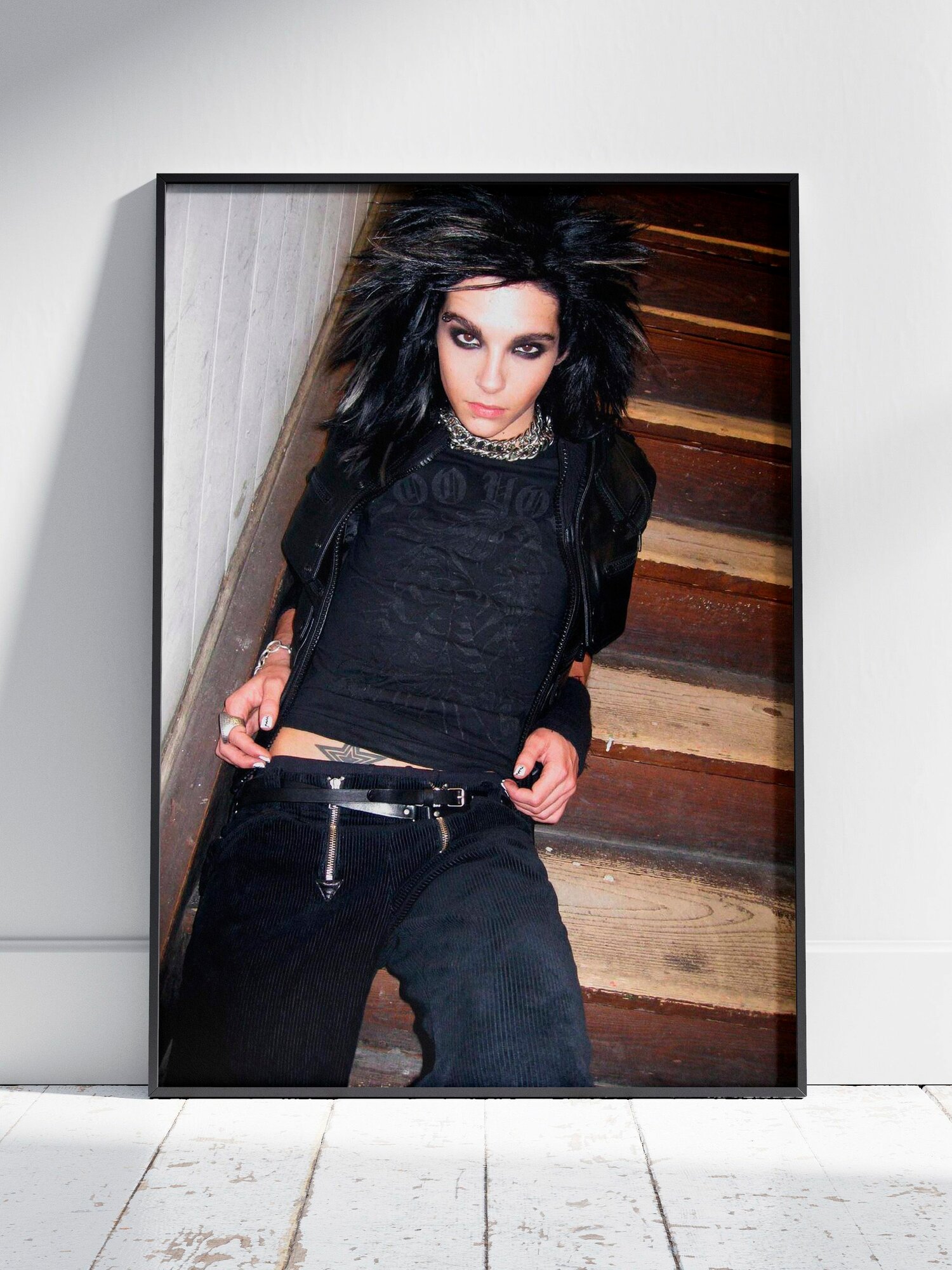 Плакат на стену для интерьера Токио Хотел (Билл Каулитц - Bill Kaulitz 12) - Постер по музыке и артисту формата A4 (21x30 см)
