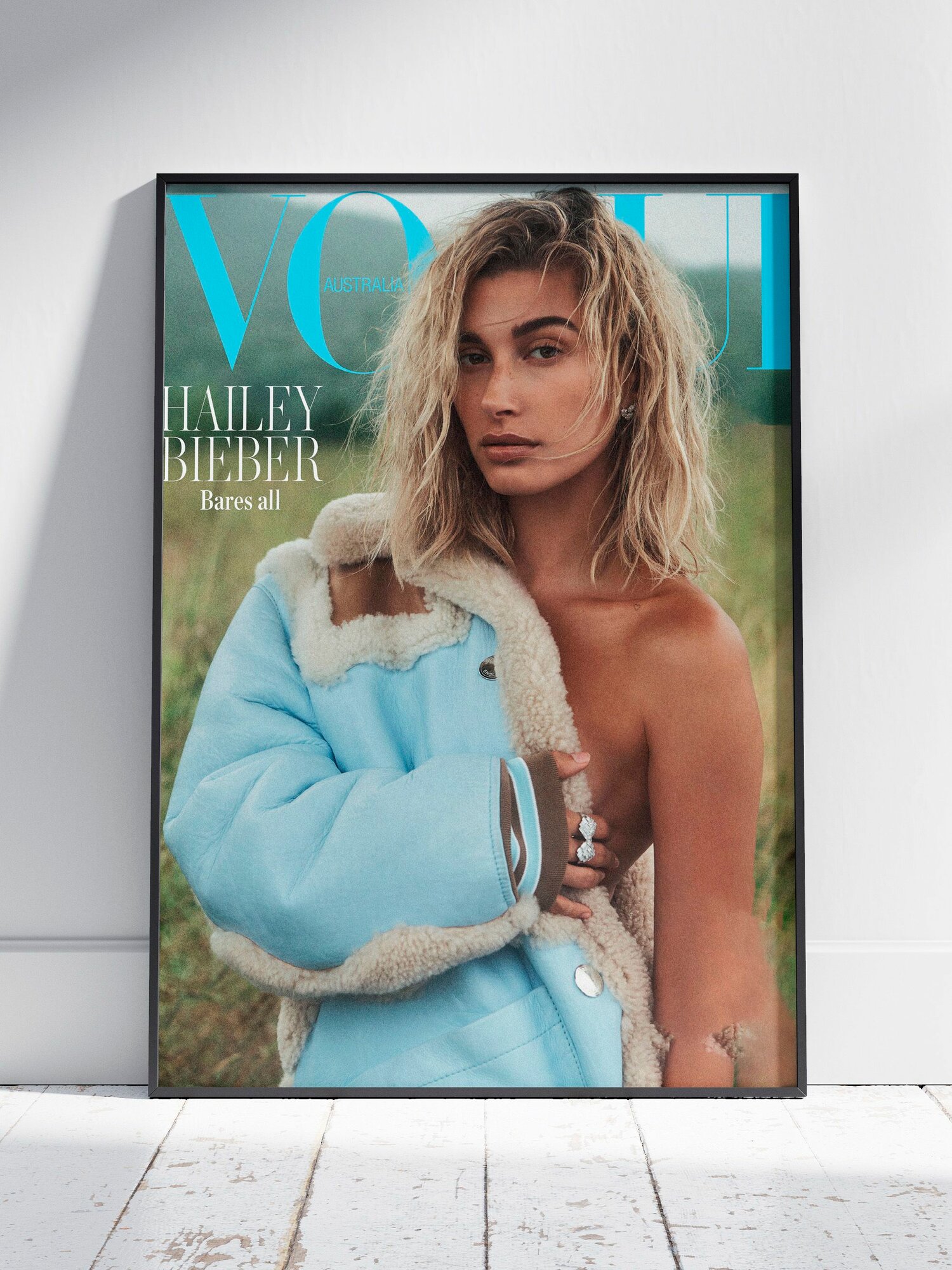 Плакат на стену для интерьера Хейли Бибер (Hailey Bieber 1) - Постер по модели, бренду и моде формата A4 (21x30 см)
