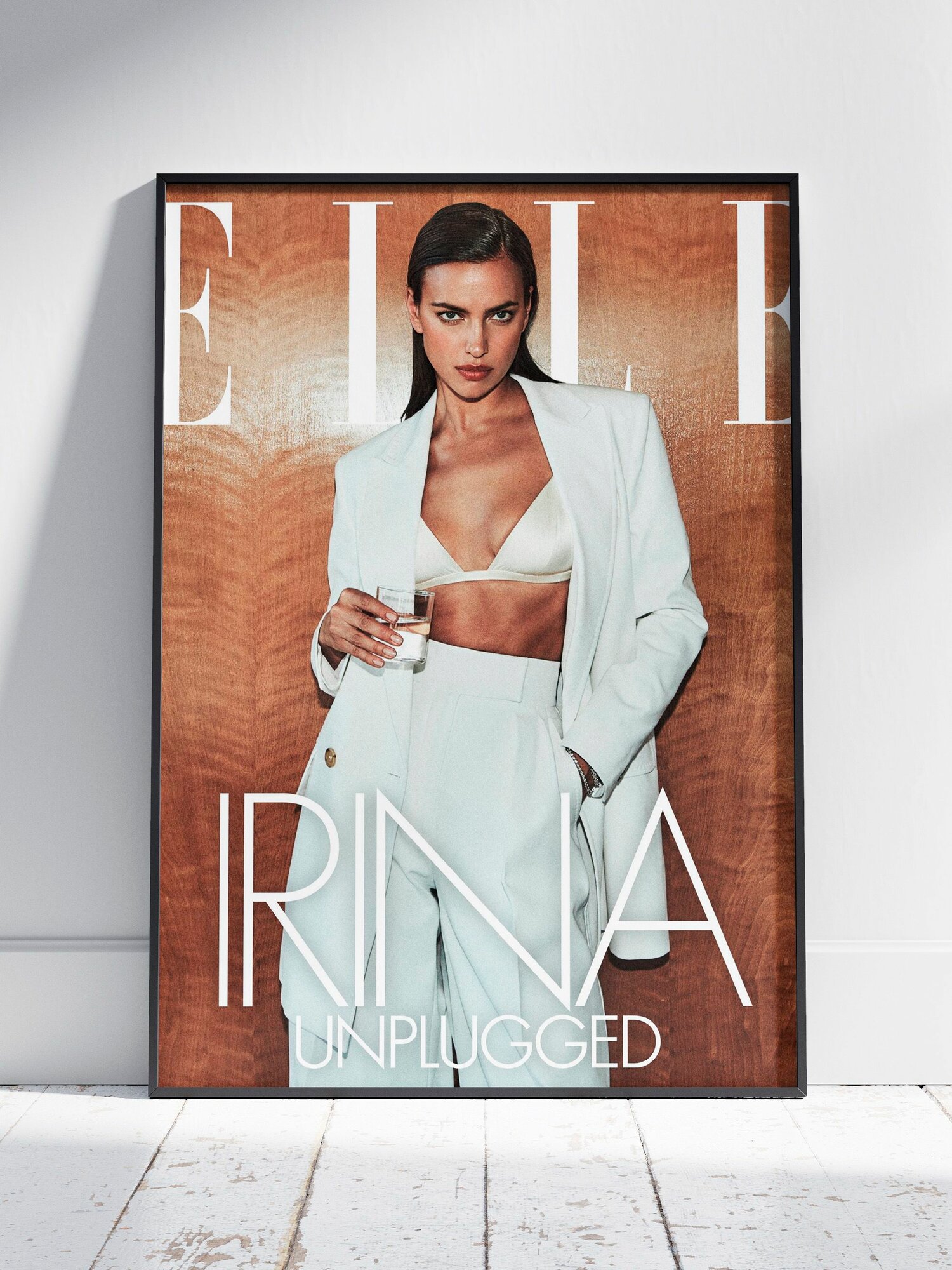 Плакат на стену для интерьера Ирина Шейк (Irina Shayk 29) - Постер по модели, бренду и моде формата A4 (21x30 см)