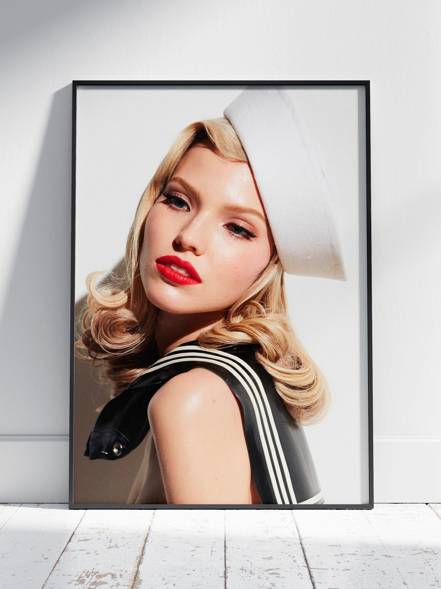 Плакат на стену для интерьера Саша Лусс (Sasha Luss 32) - Постер по модели, бренду и моде формата A4 (21x30 см)