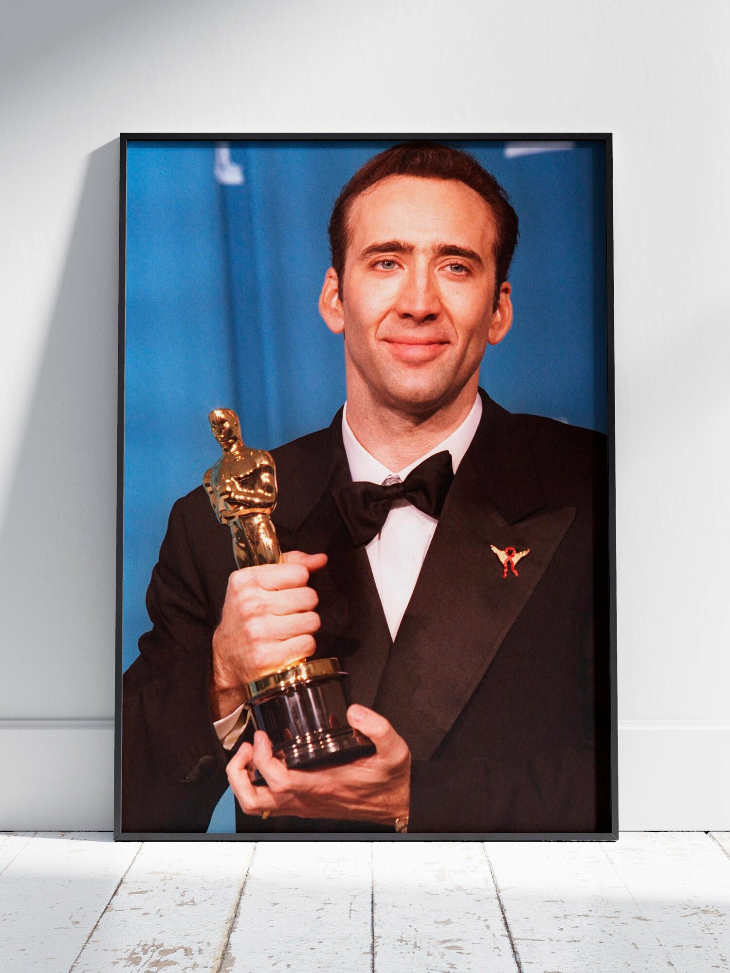 Плакат на стену для интерьера Николас Кейдж (Nicolas Cage 6) - Постер по актеру фильма, кино, сериала формата A4 (21x30 см)