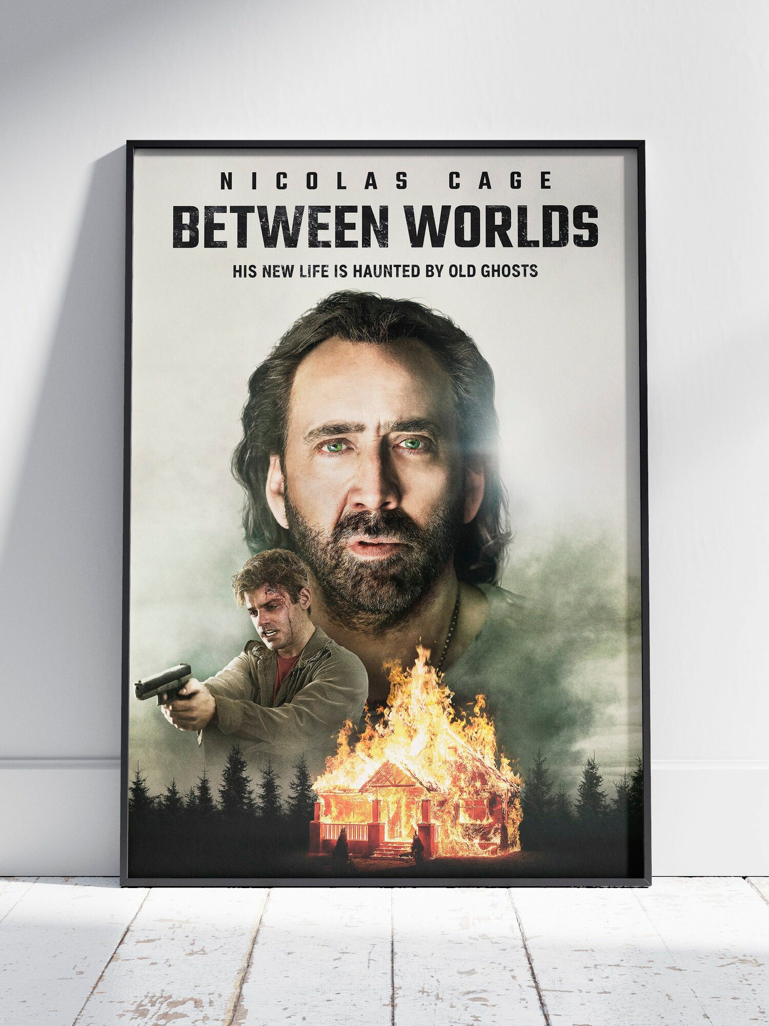Плакат на стену для интерьера Николас Кейдж (Nicolas Cage 23) - Постер по актеру фильма, кино, сериала формата A4 (21x30 см)