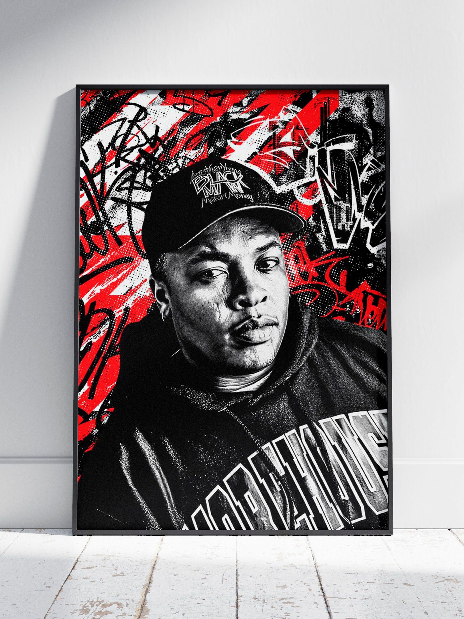 Плакат на стену для интерьера Доктор Дре (Dr Dre 34) - Постер по музыке и артисту формата A4 (21x30 см)