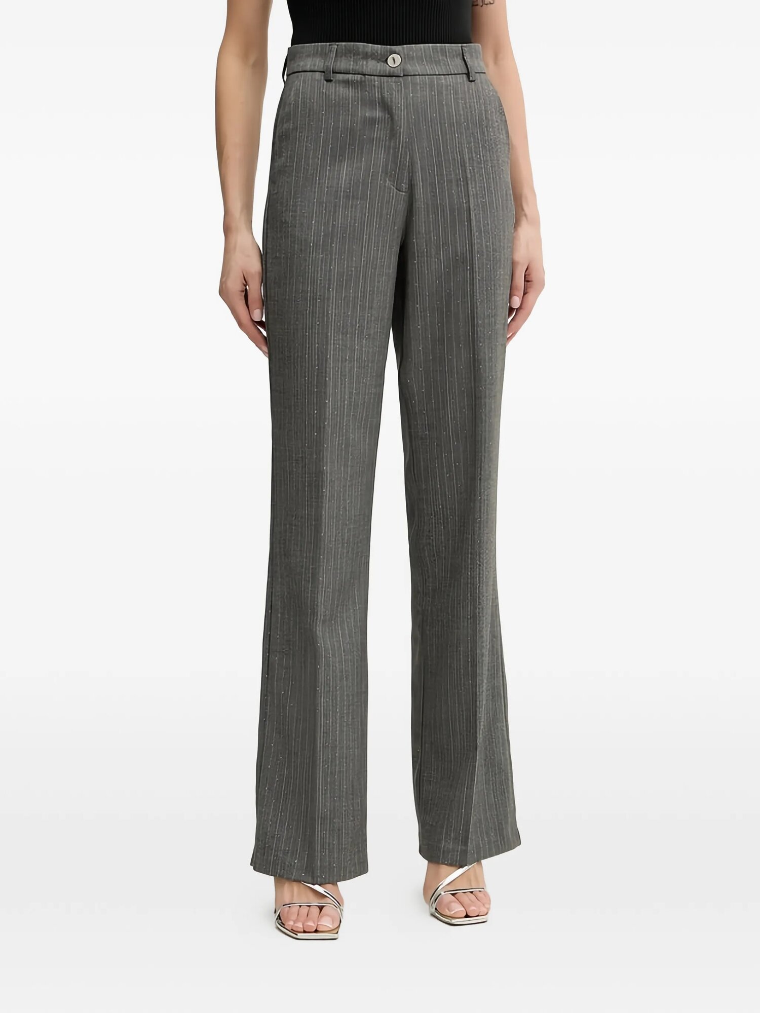 Брюки Herringbone striped trousers