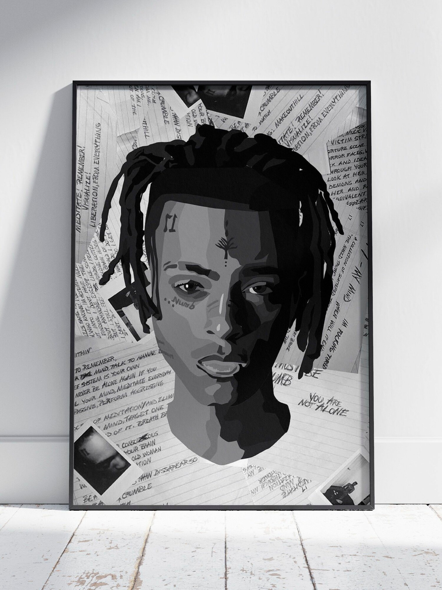 Плакат на стену для интерьера XXXTentacion (Тентасьон 49) - Постер по музыке и артисту формата A4 (21x30 см)