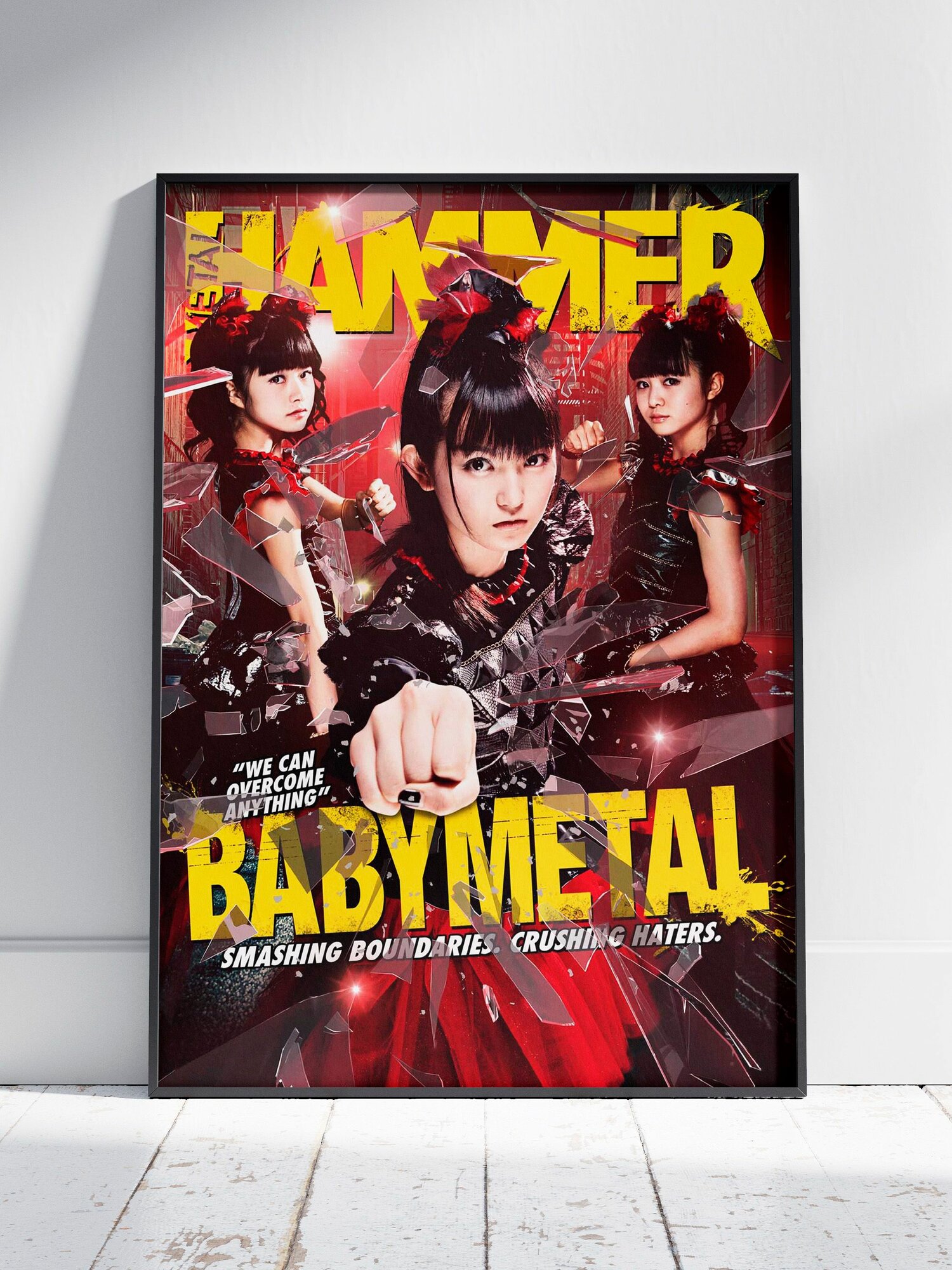 Плакат на стену для интерьера Бэйбиметал (BABYMETAL 12) - Постер по японской музыке и артисту J POP формата A4 (21x30 см)