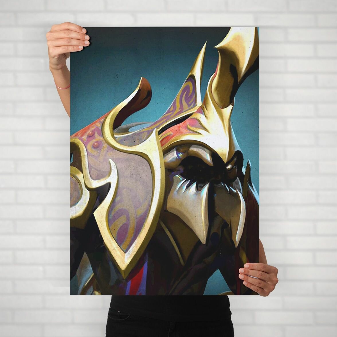 Плакат на стену для интерьера Dota 2 (Nyx Assassin 2) - Постер по игре формата A1 (60х84 см)