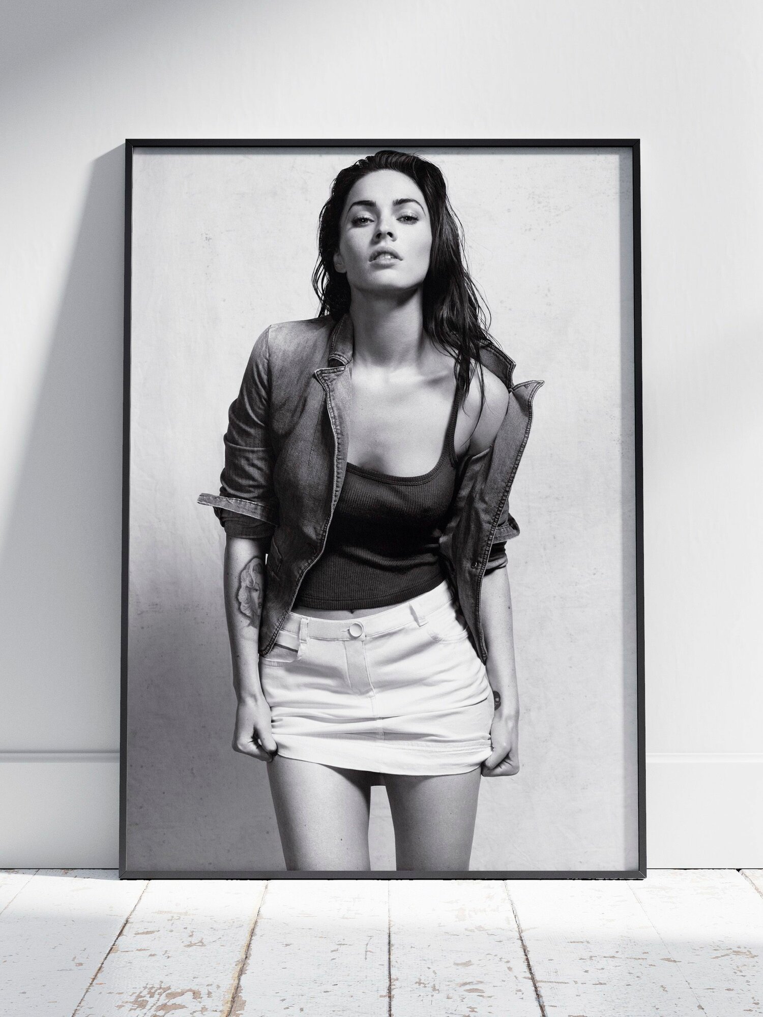 Плакат на стену для интерьера Меган Фокс (Megan Fox 21) - Постер по актеру фильма, кино, сериала формата A4 (21x30 см)