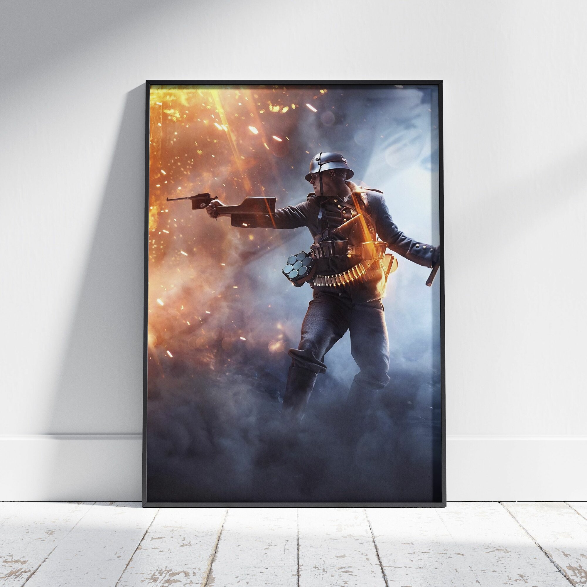Плакат на стену для интерьера Бателфилд (Battlefield 1 - 12) - Постер по игре формата А4 (21x30 см)