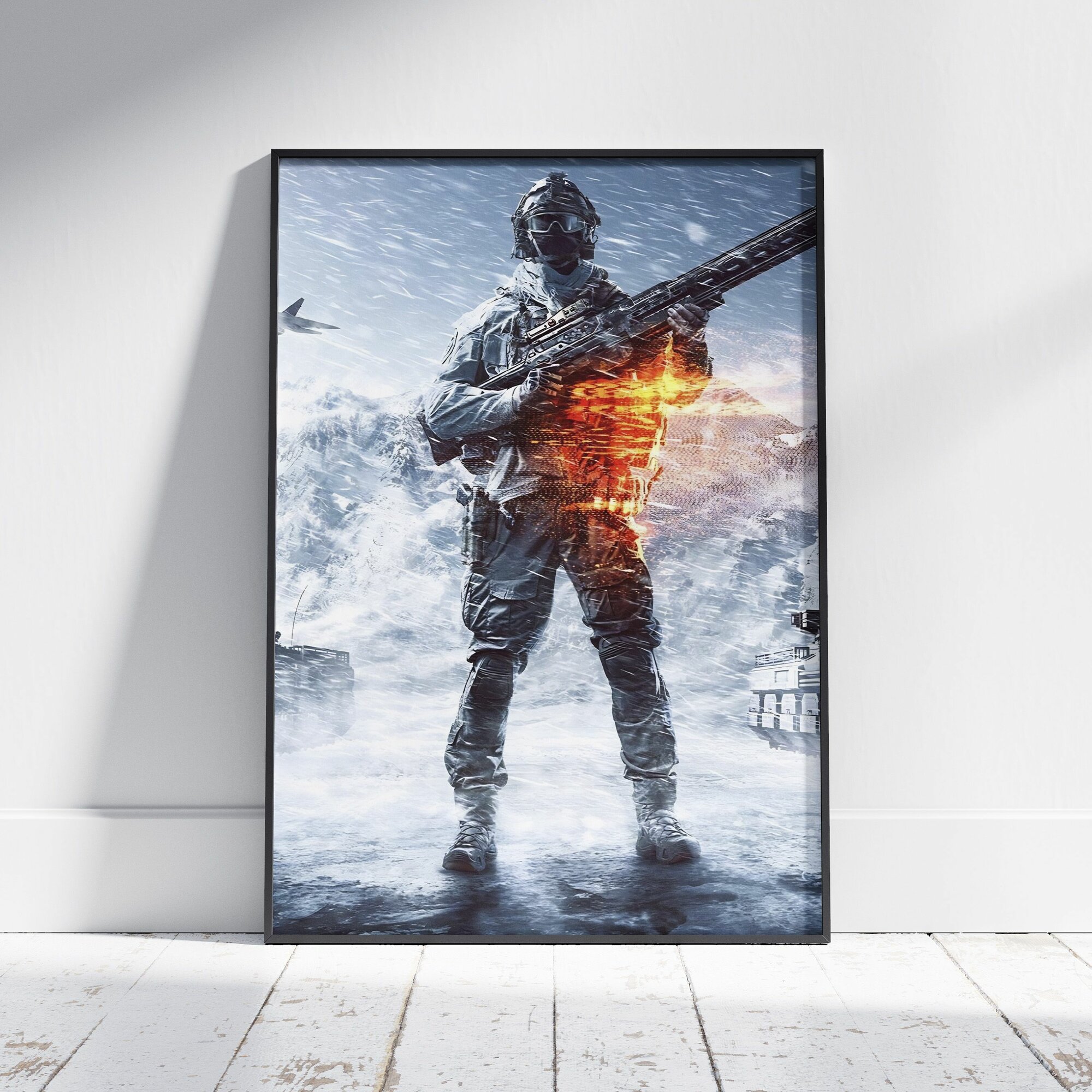 Плакат на стену для интерьера Бателфилд (Battlefield 4 - 9) - Постер по игре формата А4 (21x30 см)